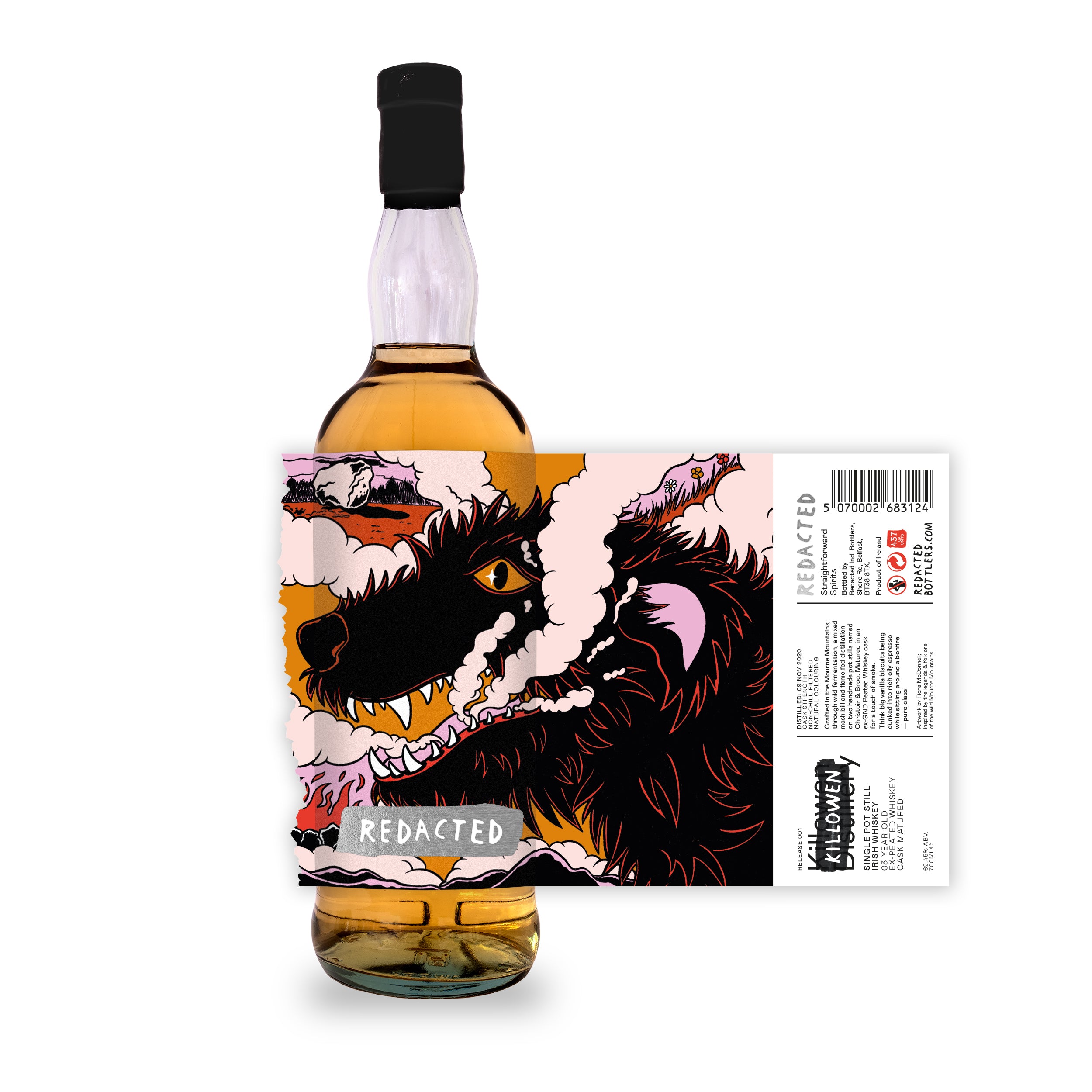 Bottle 001 Killowen Distillery | Redacted Whiskey - Redacted ...